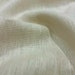 Luxury European Cream Linen Fabric for Dresses and Clothing (150cm/59in ...