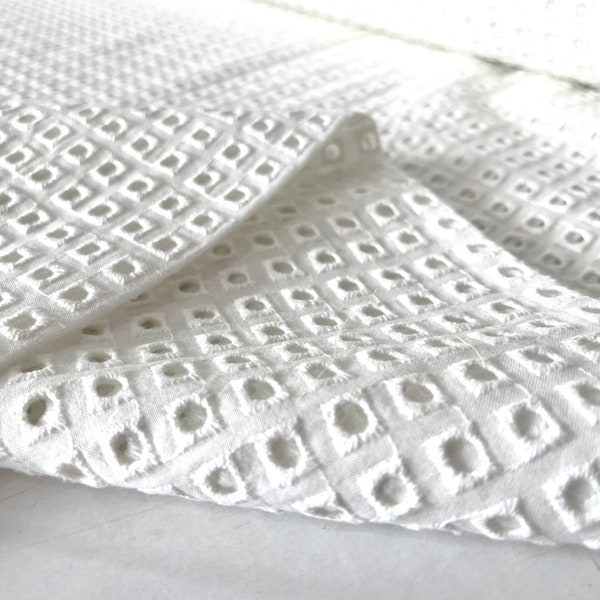 Cotton Eyelet Fabric - Etsy