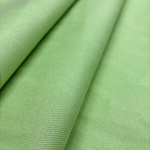 100% Cotton Light Green 10 Ons Denim Fabric, Sewing Theme Denim Fabric ...