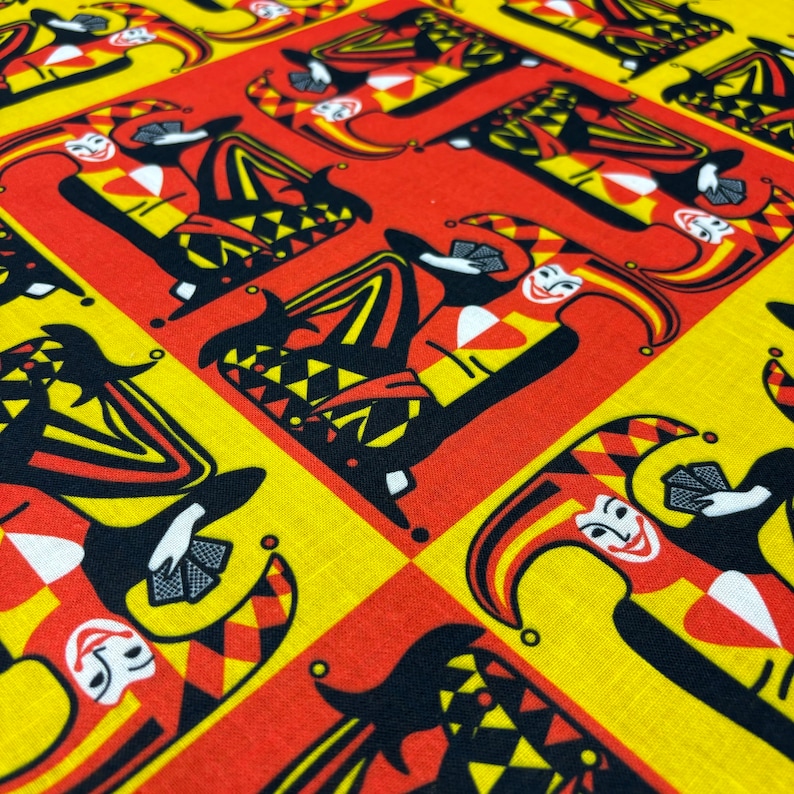 Italian Linen Fabric: Abstract Jester Design, Fashion & Home Textile ...