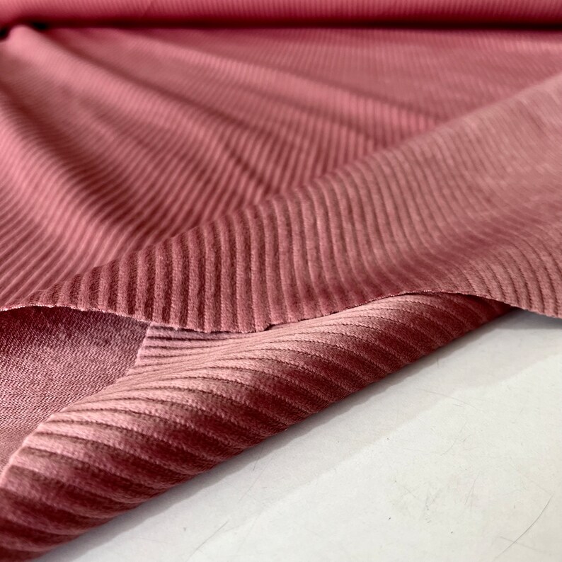 Dried Rose Color Elastic Corduroy Fabric Corduroy Fabric by - Etsy