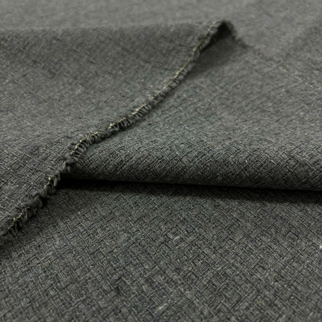 Summer/spring Cotton Tweed Fabric, Smoke Gray for Jackets and Skirts ...
