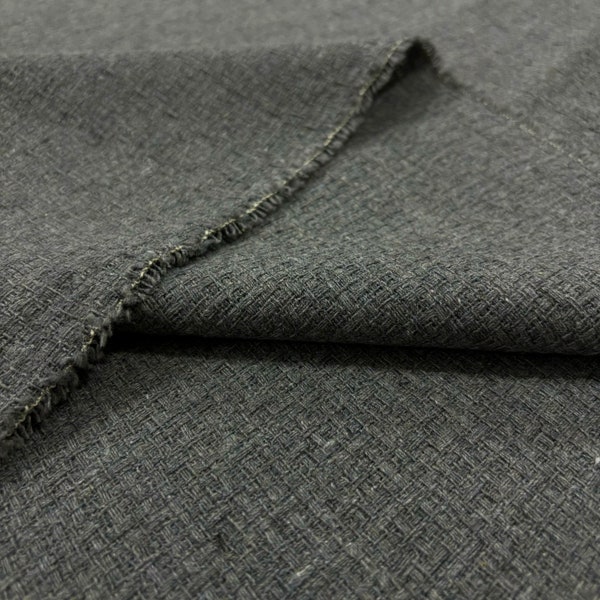 Grey Tweed Fabric - Etsy