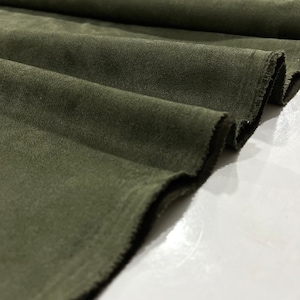 Green Scuba Suede Fabric by the Yard for Apparel and Upholstery, 150cm ...