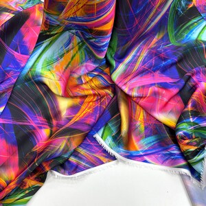 Italian Design Colorful Silky Satin Fabric, Satin-chiffon,clothing ...