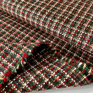 Classic Luxury Cotton Tweed Fabric by the Yard for All Clothing, 150cm/59in Wide - Etsy