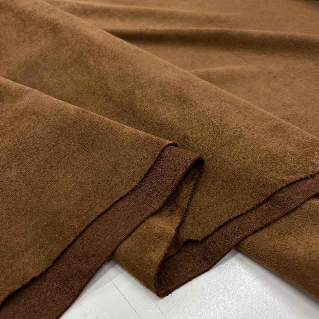 Brown Luxury Suede Fabric – Soft Durable Material for Jackets ...