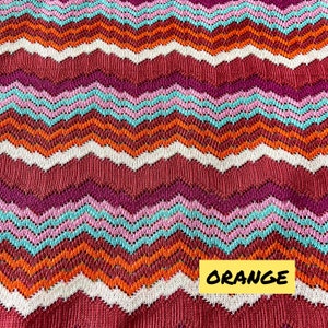 Zigzag Pattern Knitted Fabrics (150cm or 1.64 Yards or 57 Inches Width ...