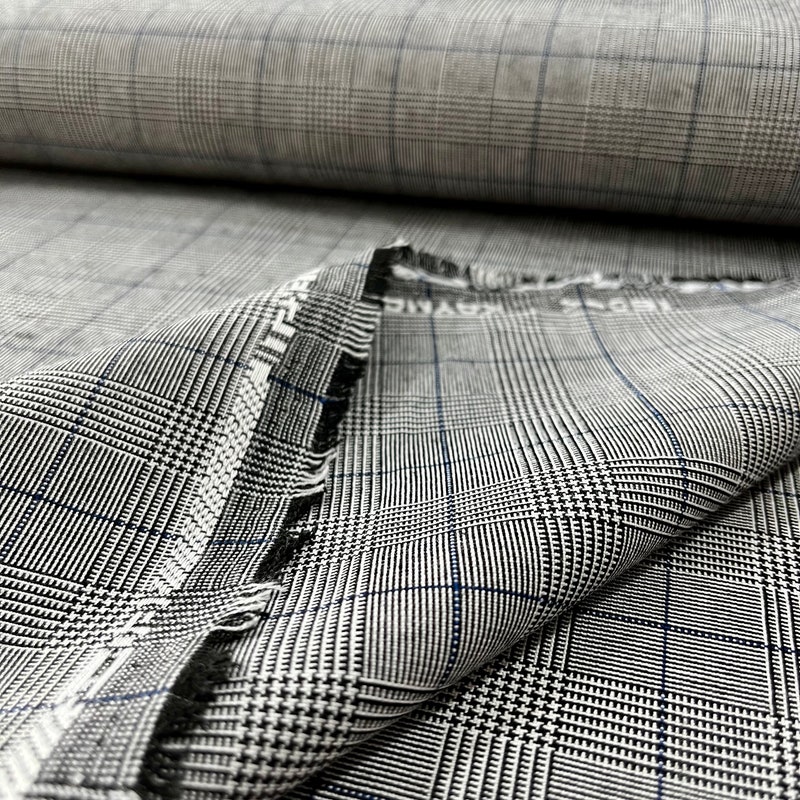 Plaid Cotton Fabric - Etsy
