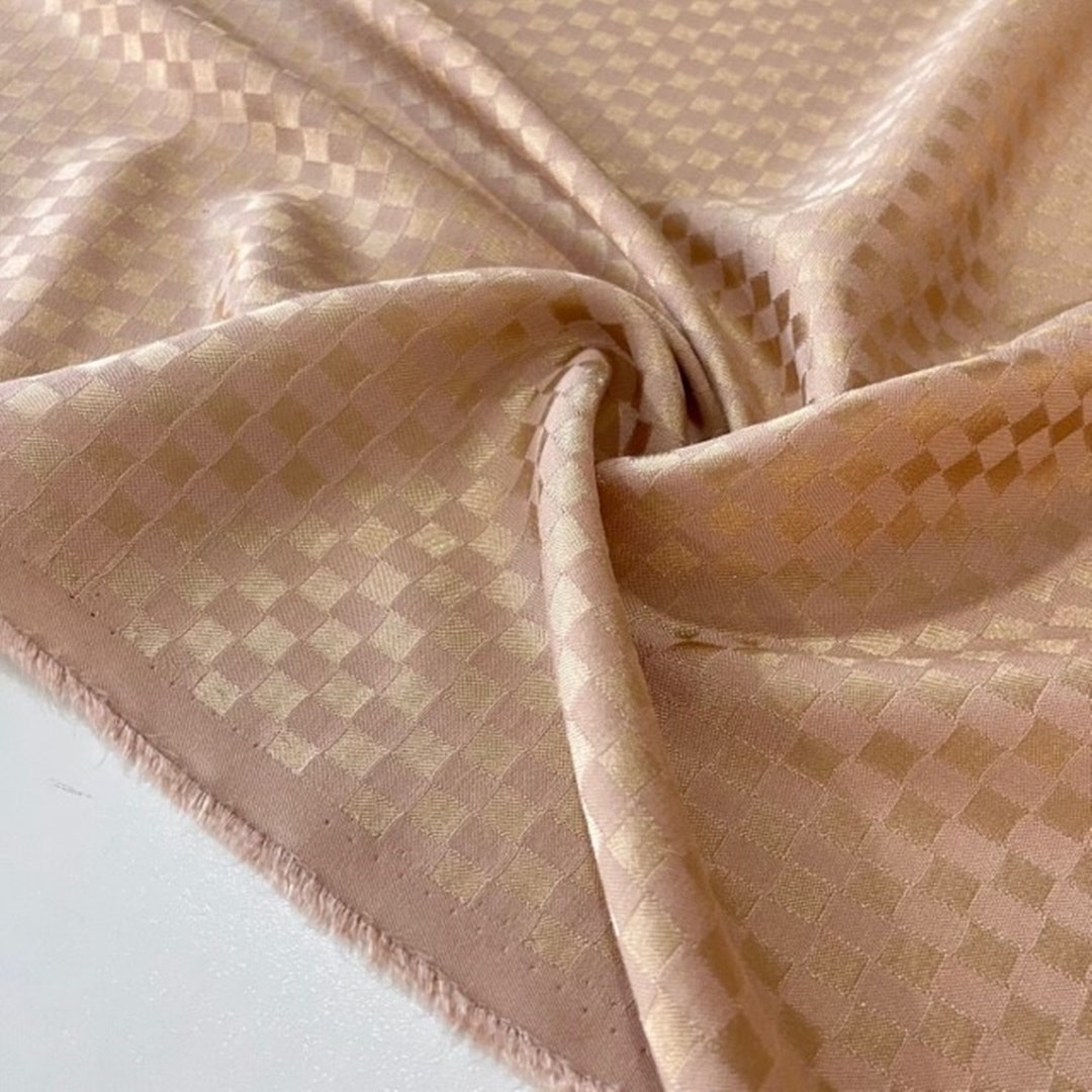 Milk Coffee Cupro Fabric, Clothing High Quality Fabric (width 150cm//1 ...