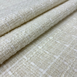 Classic Ecru Cotton Tweed Fabric for All Jackets and Dresses, 150cm/59in Wide - Etsy
