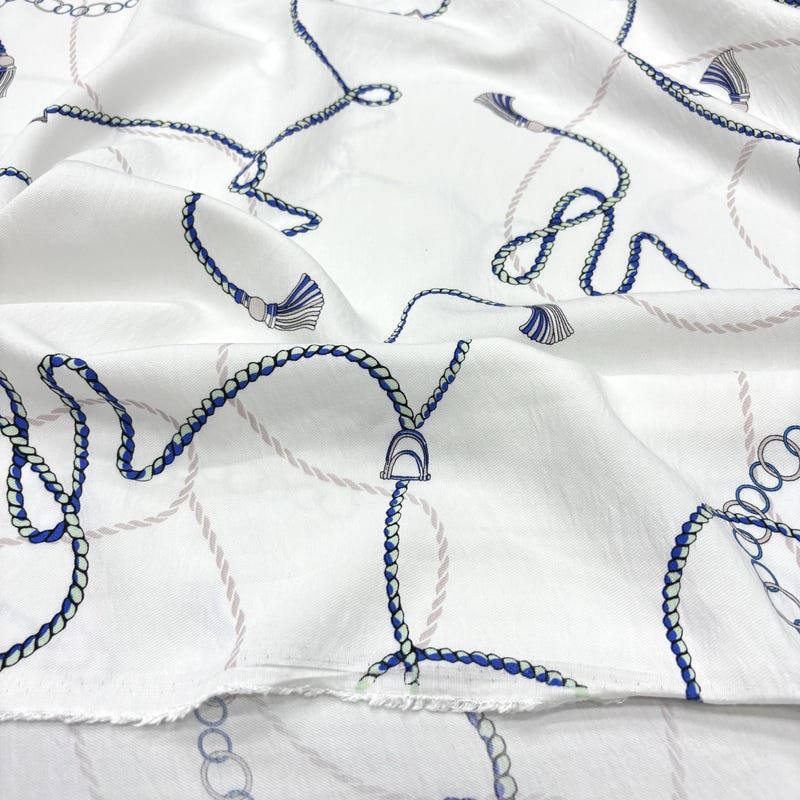 Chain Print Fabric - Etsy