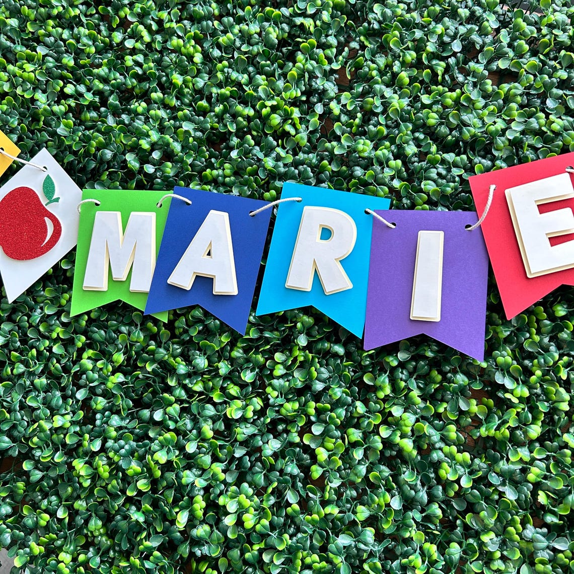 Classroom Teacher Name Banner, Personalized Teacher Banner, Custom Name ...