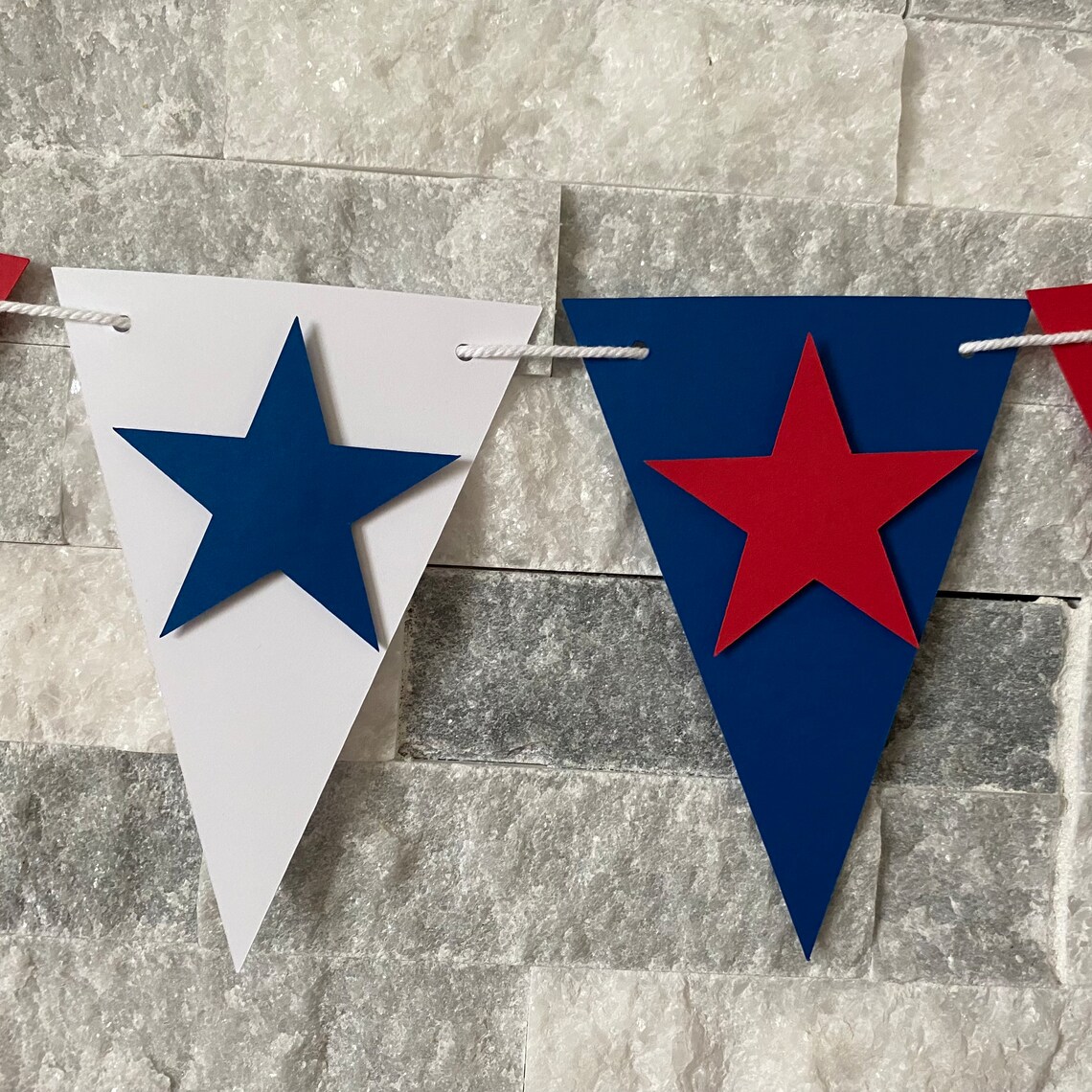 4th of July Banner Patriotic Stars Banner Fourth of July - Etsy