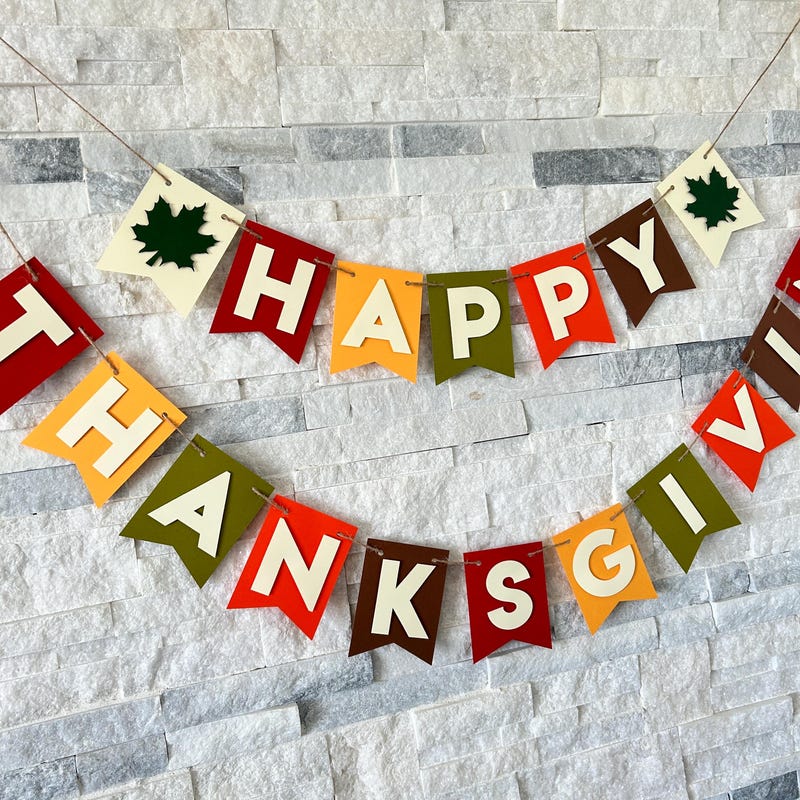 Thanksgiving Banner - Etsy
