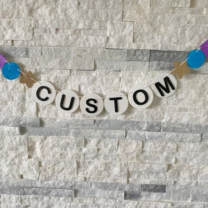 Custom Glitter Friendship Bracelet Banner: Teen Birthday Party Decor - Etsy