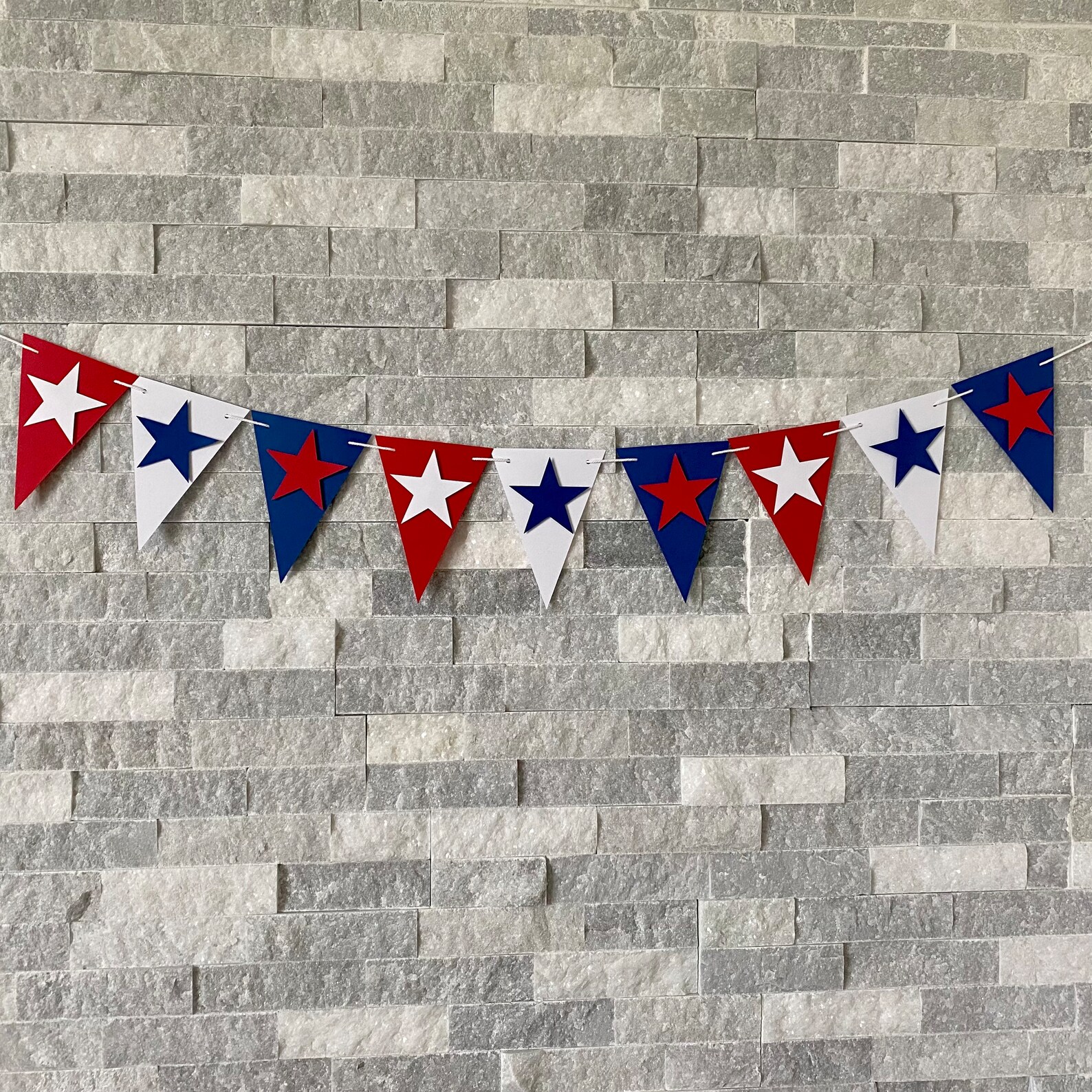 4th of July Banner Patriotic Stars Banner Fourth of July - Etsy