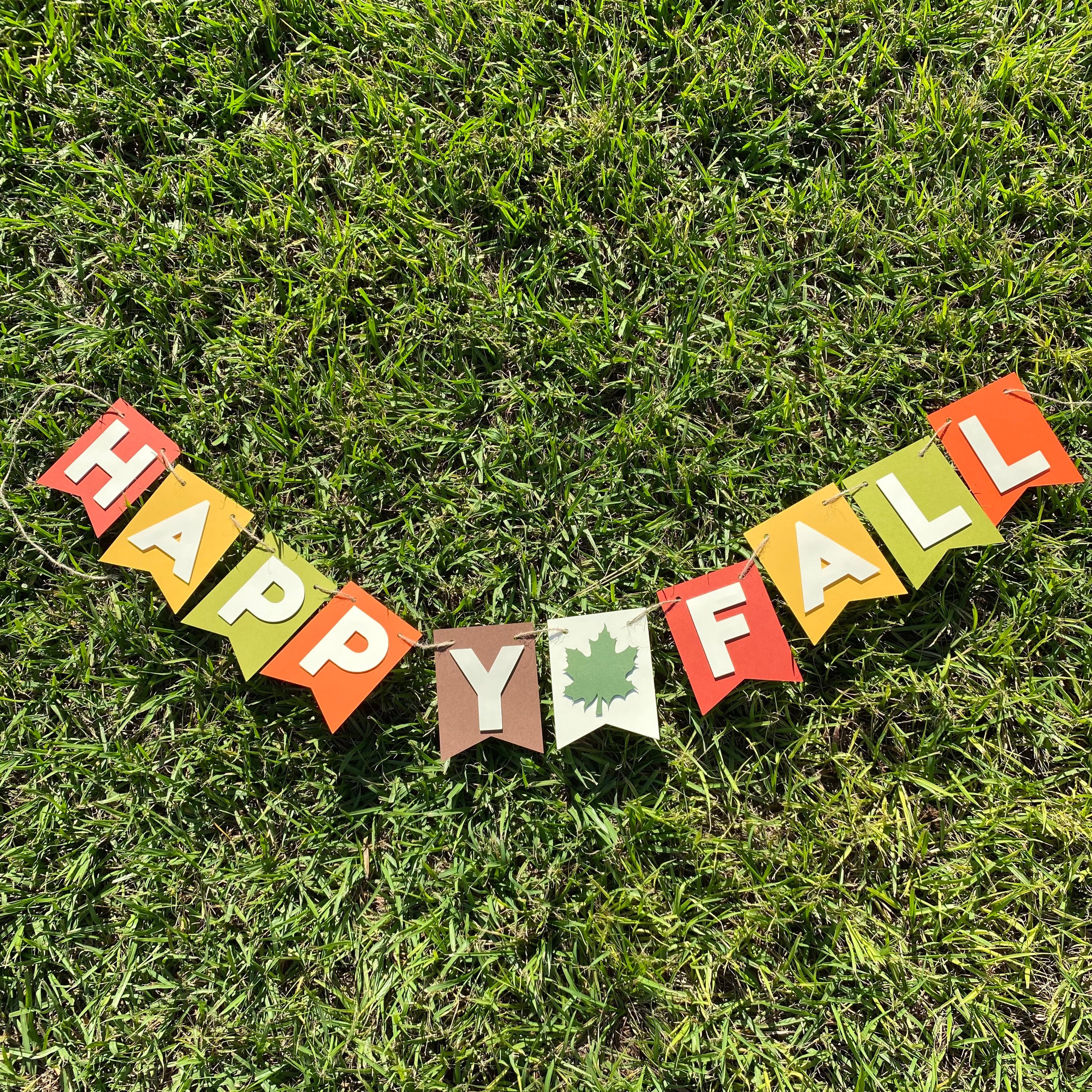 Happy Fall Banner, Personalized Fall Banner, Thanksgiving Banner, Happy ...