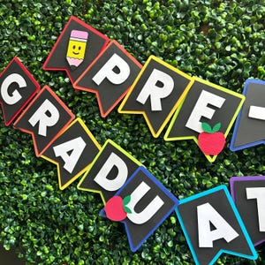 Pre-k Graduation Banner, Kindergarten Graduation Party Decorations ...