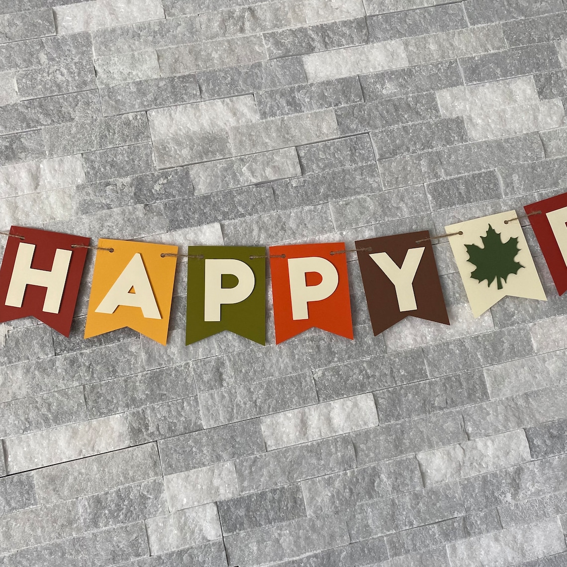Happy Fall Banner Personalized Fall Banner Thanksgiving - Etsy