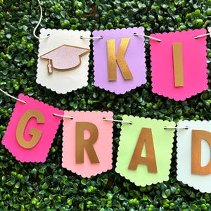 Kindergarten Graduation Theme Party, Preschool Graduation Banner ...