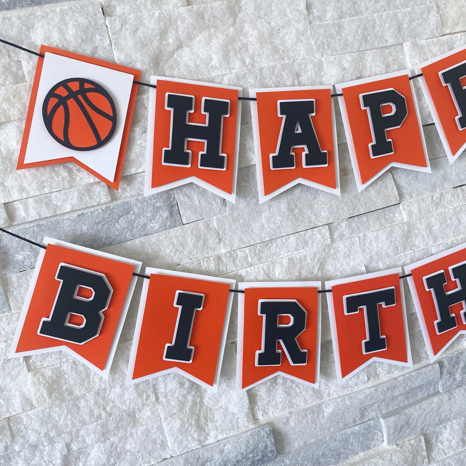 Happy Birthday Basketball Banner, Personalized Basketball Birthday ...