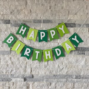 Lime Green Birthday Banner, Happy Birthday Banner, Green Custom Banner ...