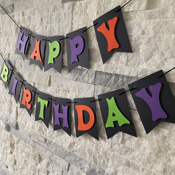 Halloween Birthday Decorations - Etsy