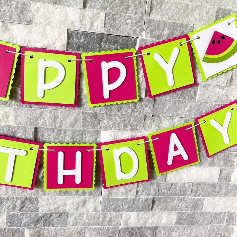 Watermelon Banner - Etsy