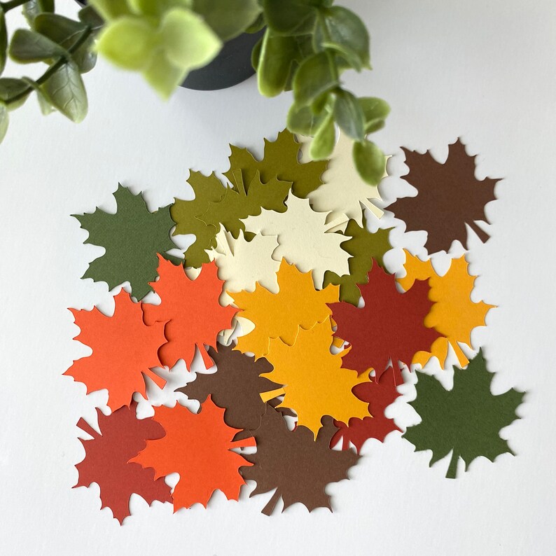 Leaves Fall, Fall Die Cuts, Fall Leaves Assortment, Paper Autumn Leaves ...