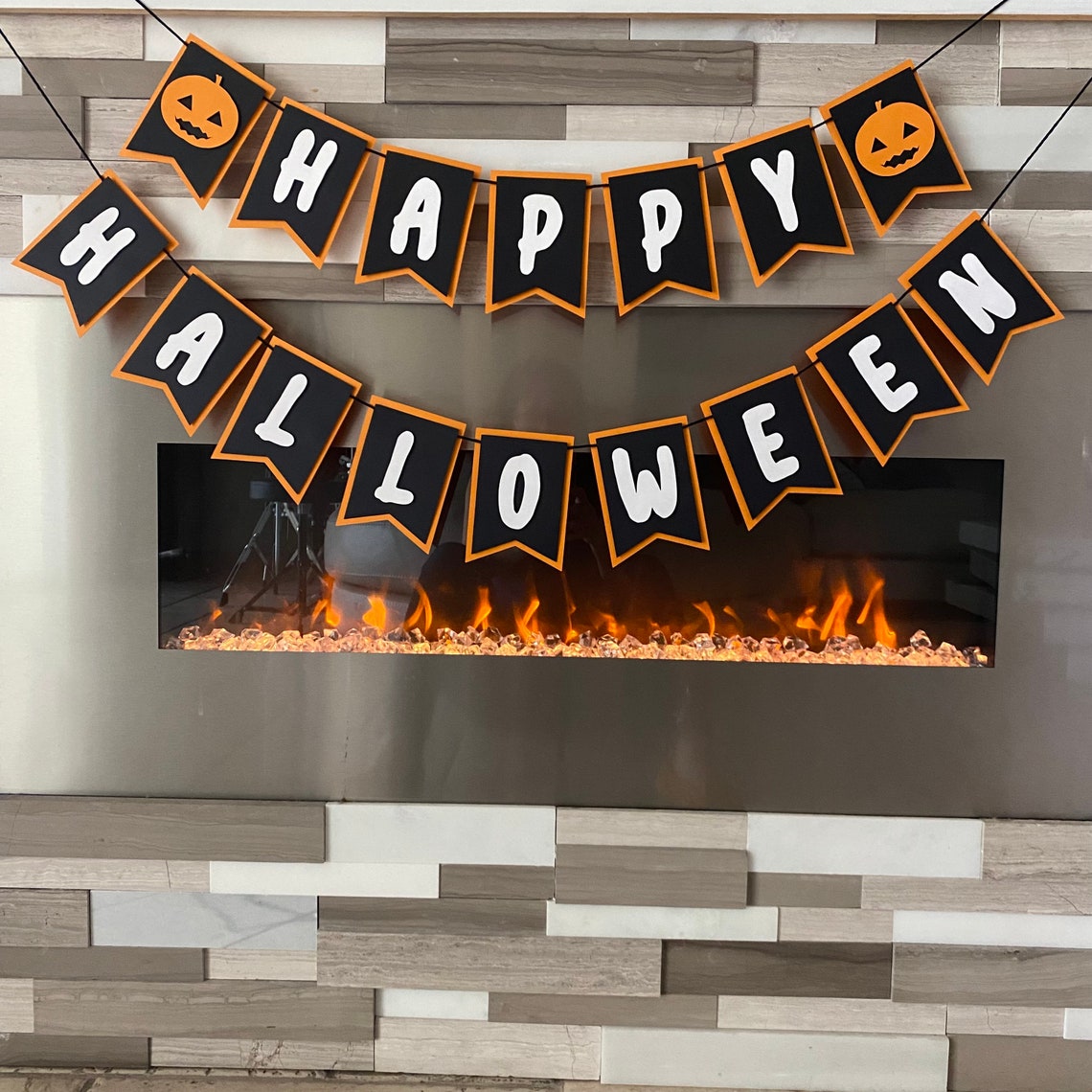Happy Halloween Banner Halloween Party Decor Halloween - Etsy