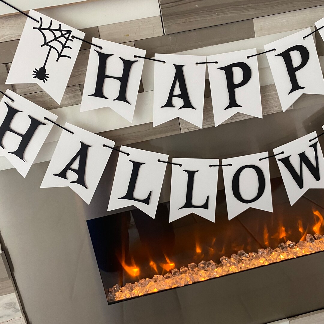 Happy Halloween Banner, Halloween Party Decor, Halloween Decorations ...