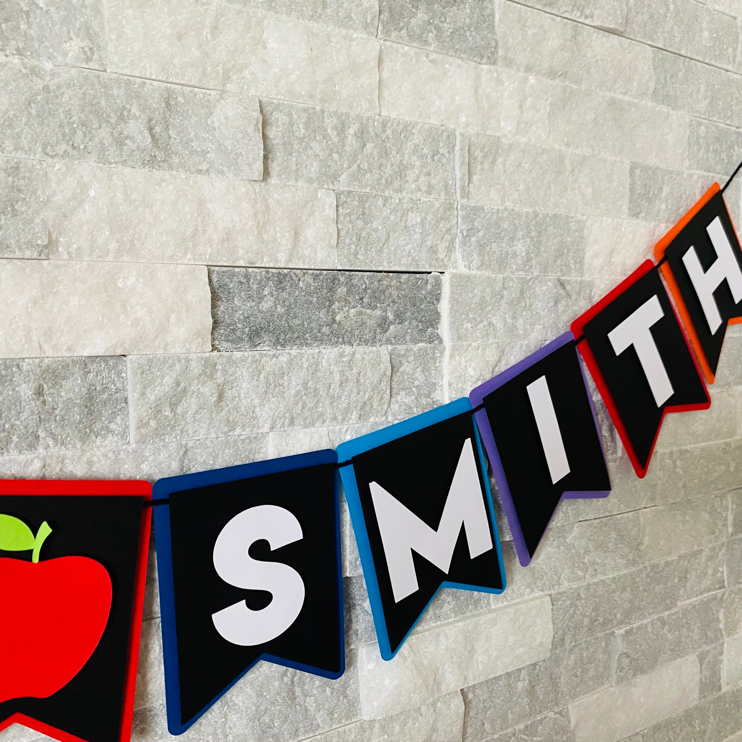 Personalized Teacher Banner Custom Name Banner Teacher Gift - Etsy
