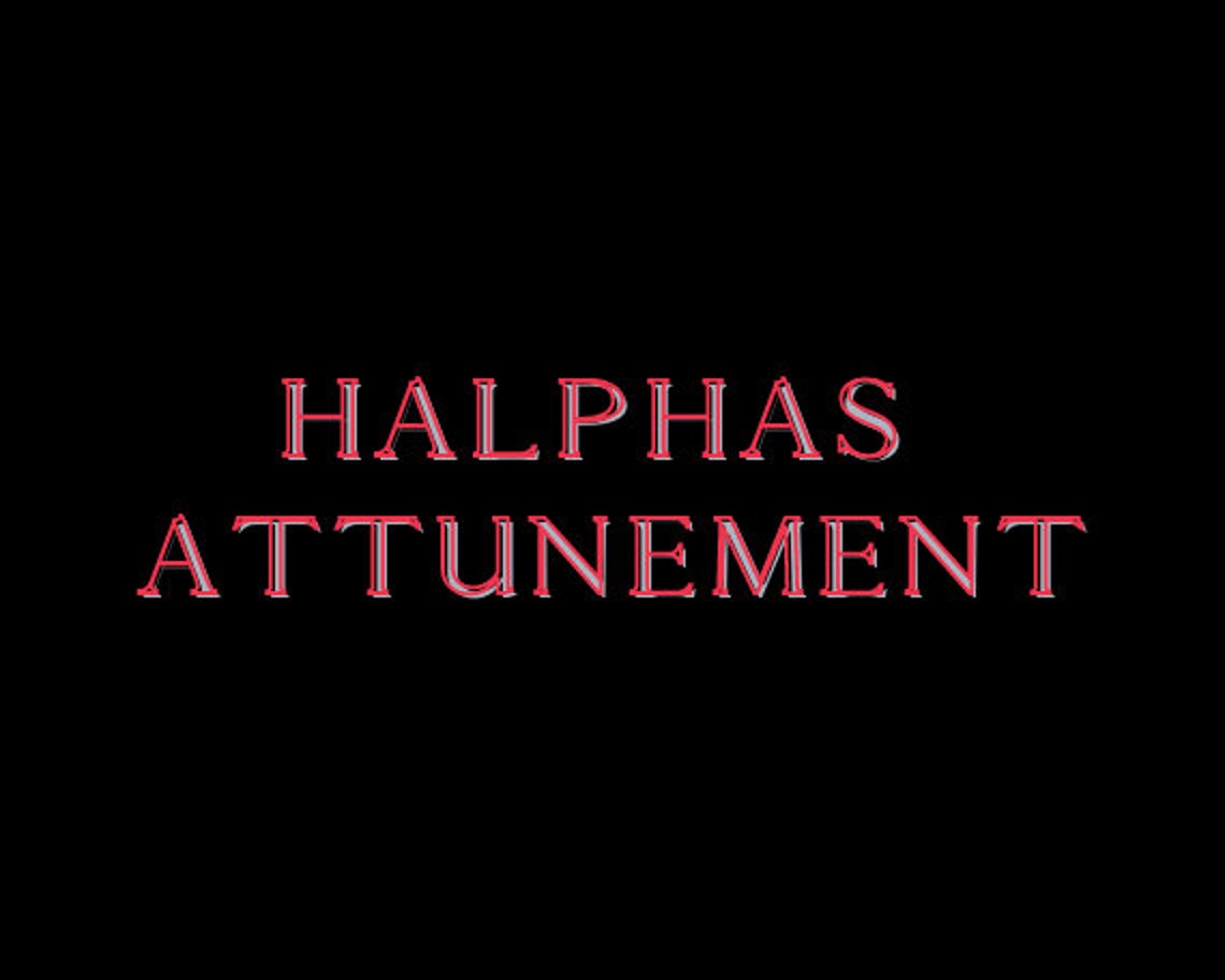 Halphas Attunement - Etsy