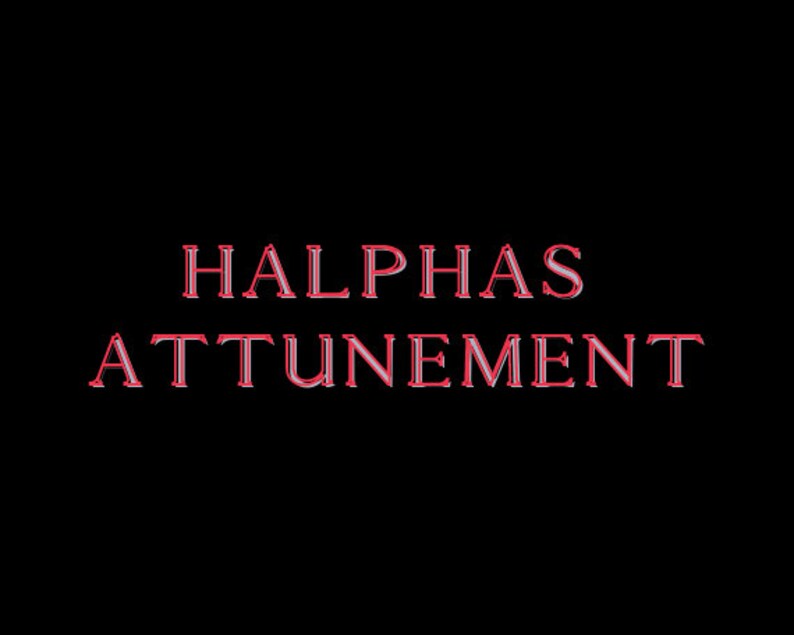 Halphas Attunement - Etsy