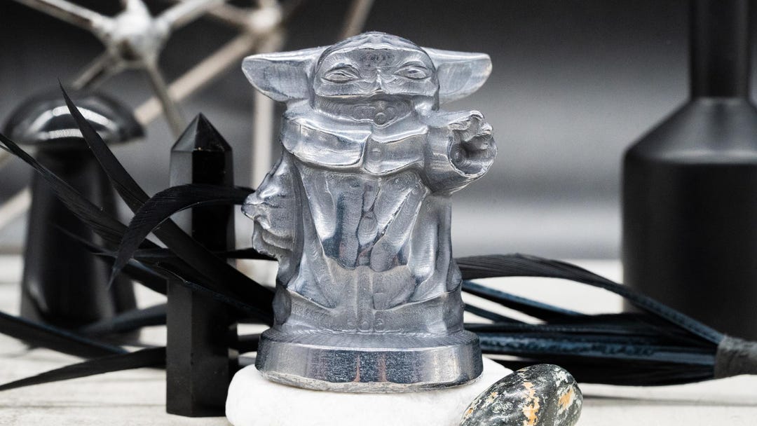 Terahertz Yoda Crystal Figurine Wise Master Jedi Spiritual Wisdom ...