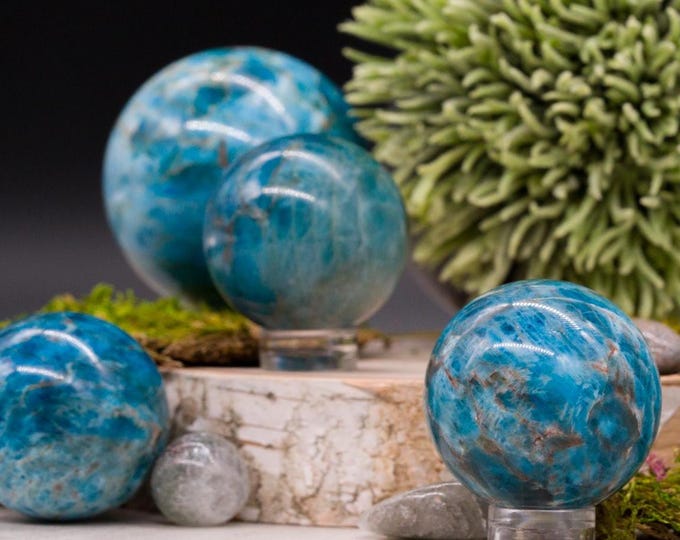 Huge Glass Ball 39mm 1 1/2" Large Blue Marble Big Glass Marble Vintage ...