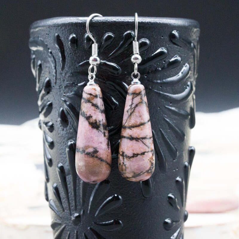 Rhodonite Jewelry - Etsy