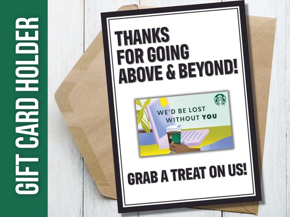 Employee Appreciation Gift Card Holder Staff Thank You Gift - Etsy