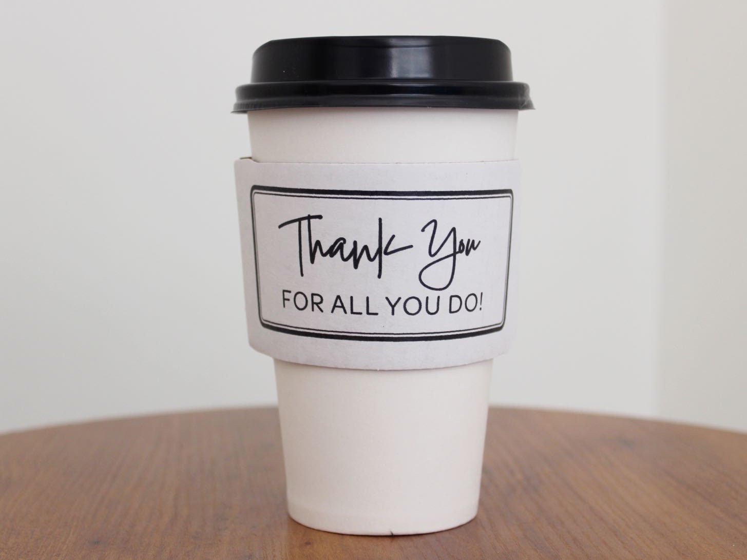 Employee Appreciation Cup Sleeves, Bulk Staff Thank You Gift Idea ...