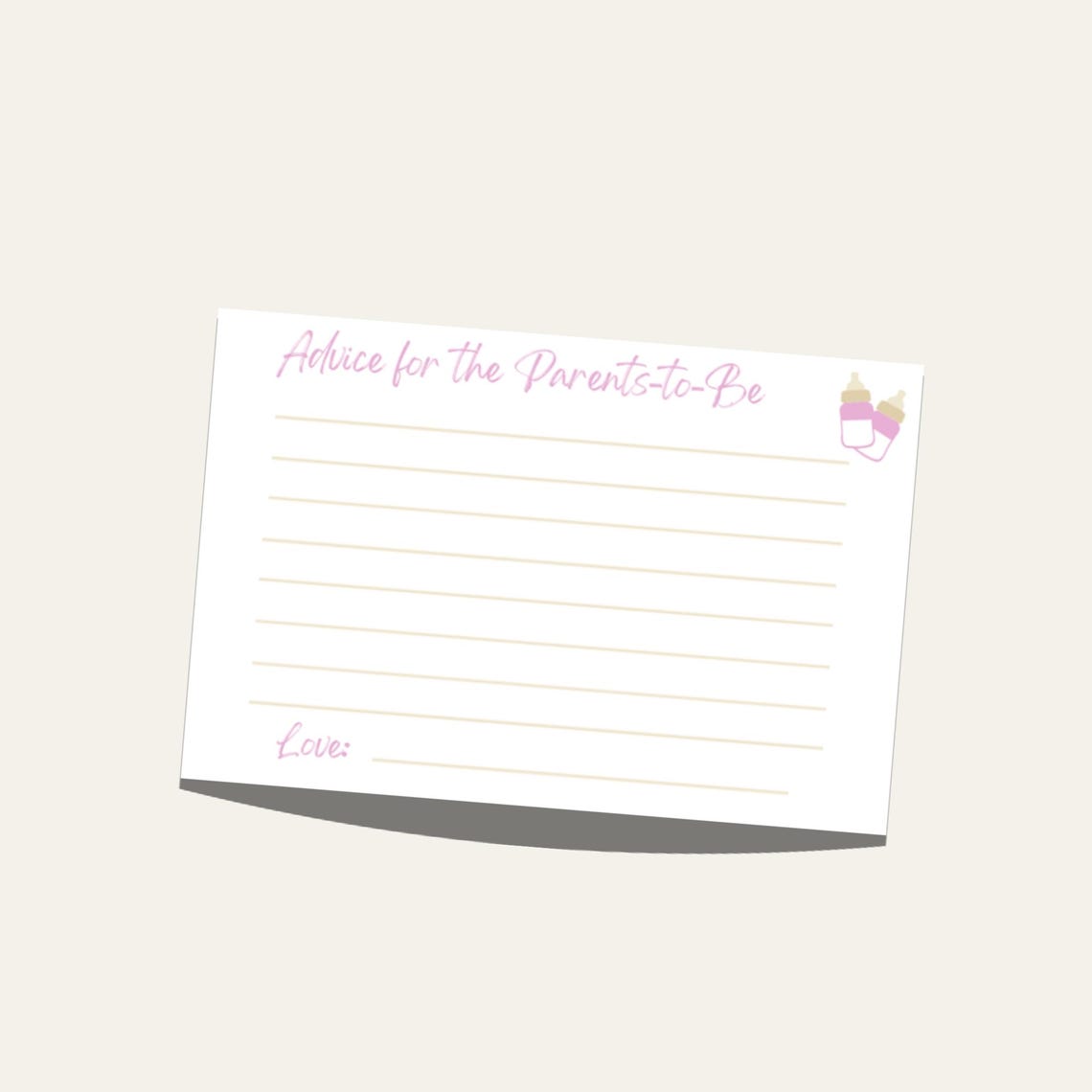 Baby Shower Games, Advice & Tradition Cards (digital Download) - Etsy