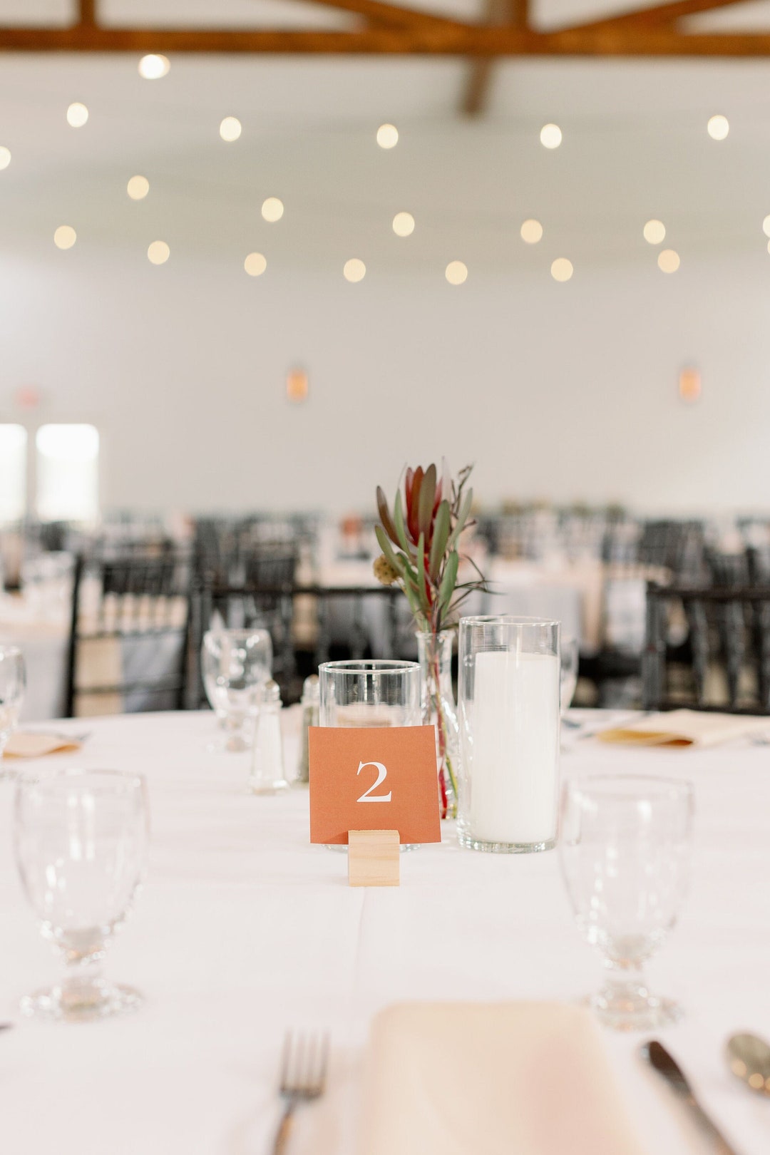 Table Numbers for Wedding, Table Numbers for Reception, Simple Table ...