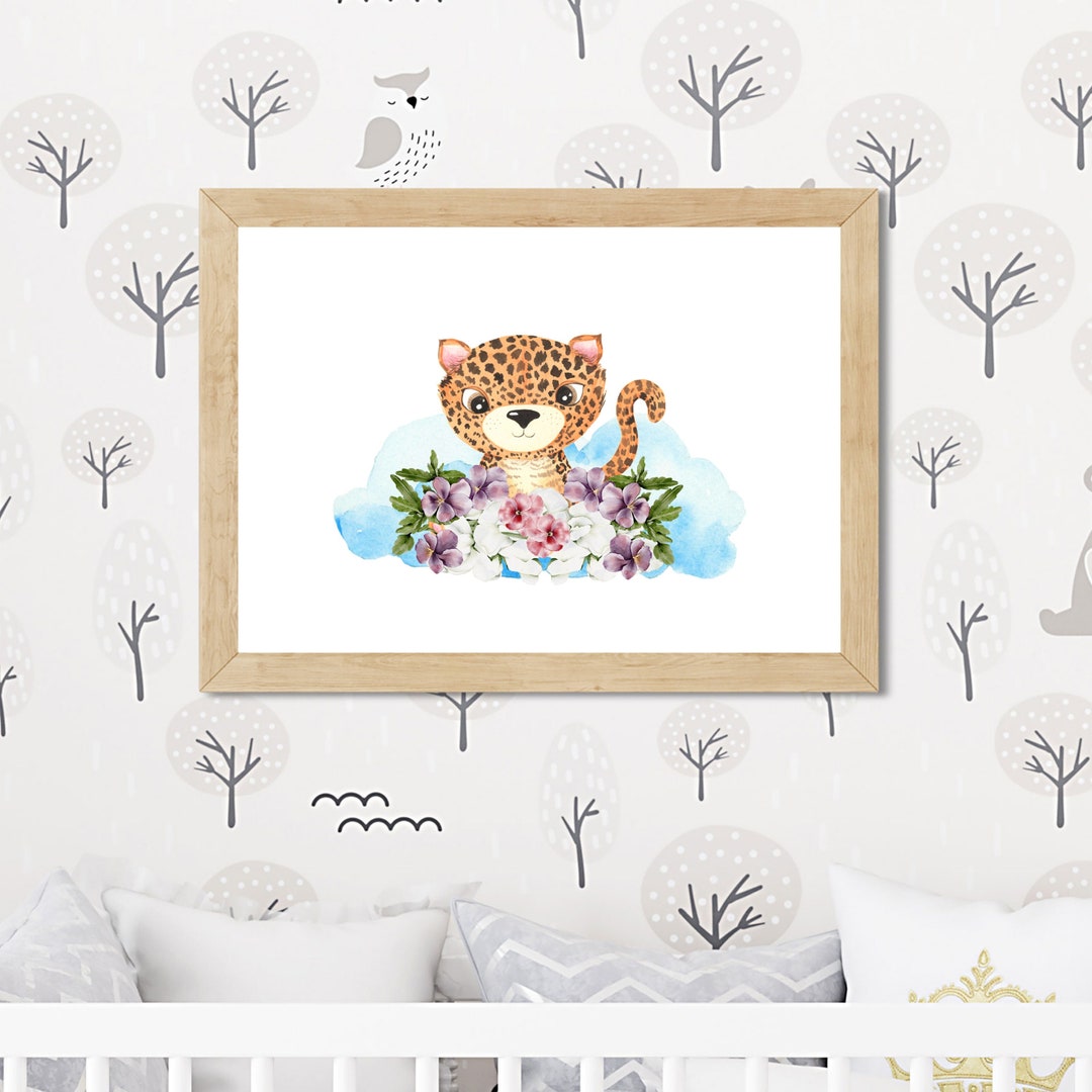 Baby Cheetah | Nursery Decor | Digital Prints - Etsy