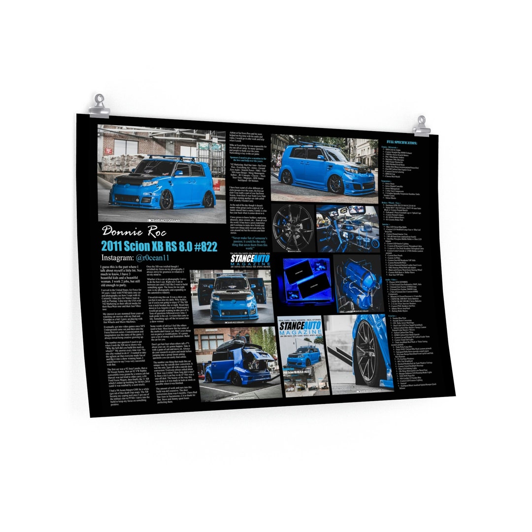 Stance Auto Magazine Xb Poster - Etsy