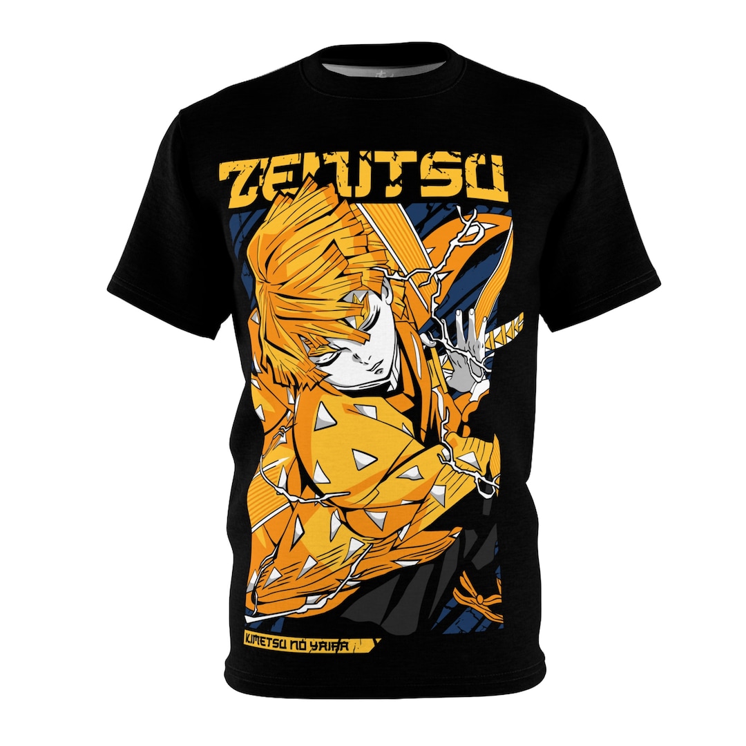 Demon Slayer Zenitsu Tshirt - Etsy