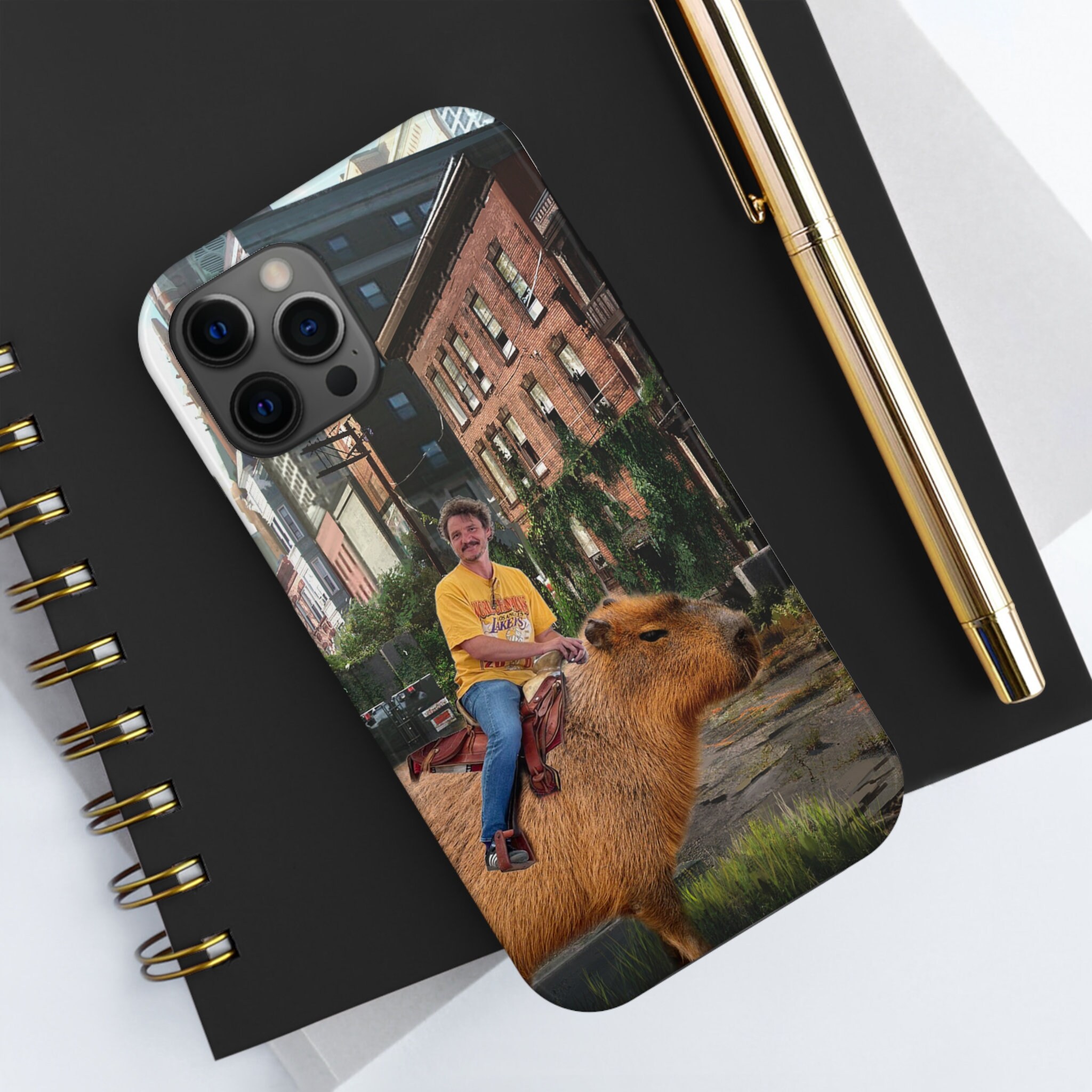Pedro Pascal on a Capybara: Last of Us Inspired Tough Phone Cases - Etsy