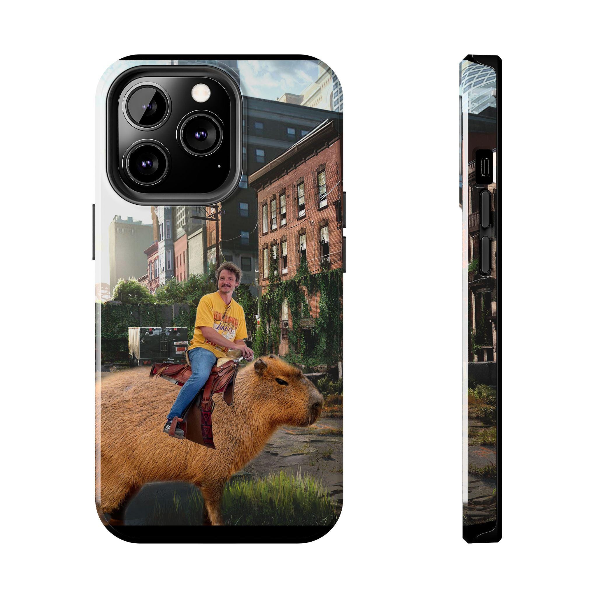 Pedro Pascal on a Capybara: Last of Us Inspired Tough Phone Cases - Etsy