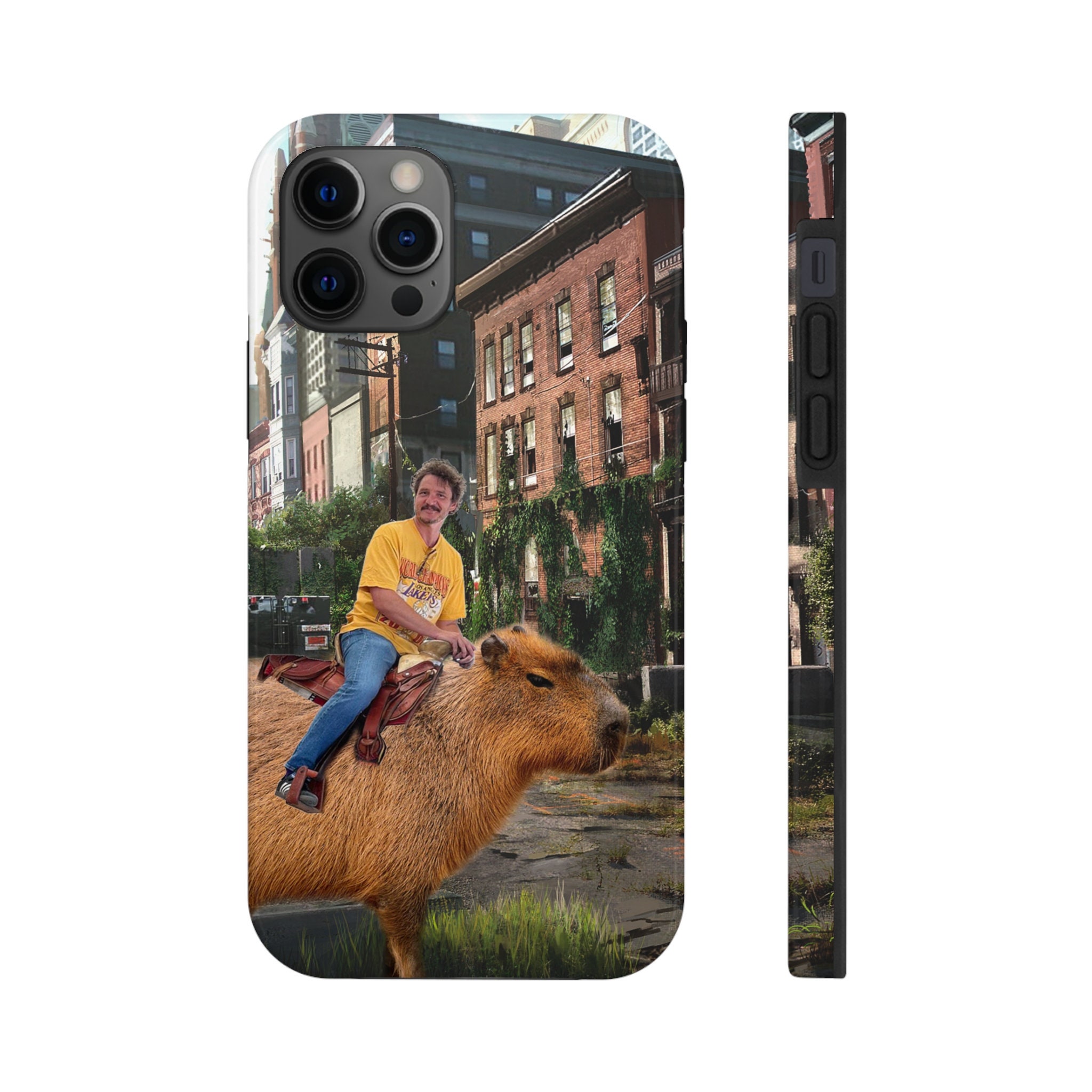 Pedro Pascal on a Capybara: Last of Us Inspired Tough Phone Cases - Etsy