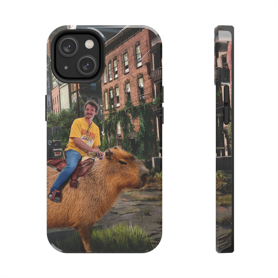 Pedro Pascal on a Capybara: Last of Us Inspired Tough Phone Cases - Etsy