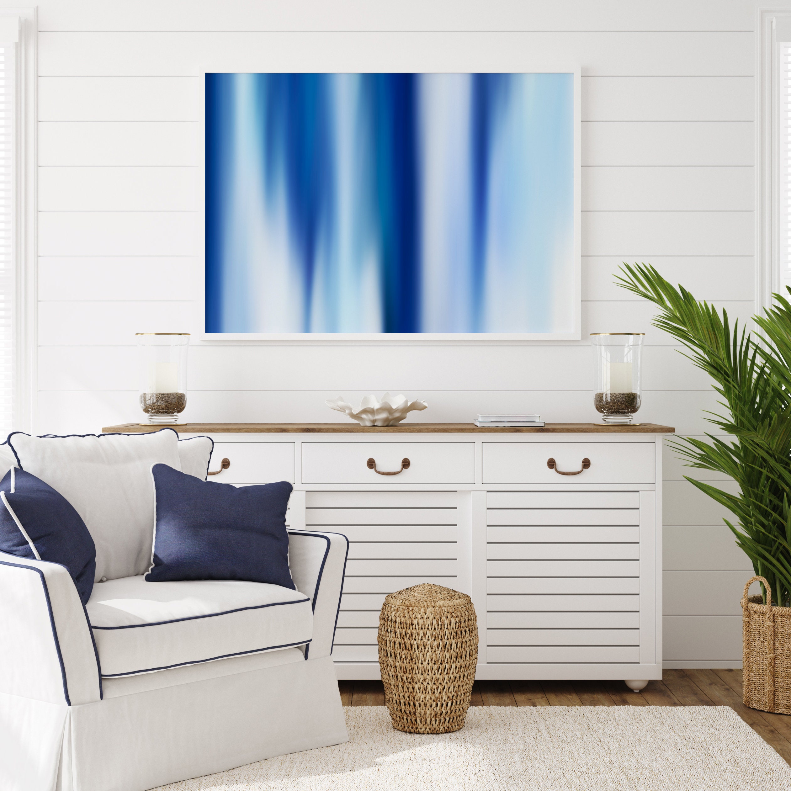 Abstract Waterfall Digital Download Nautical and Coastal Printable ...